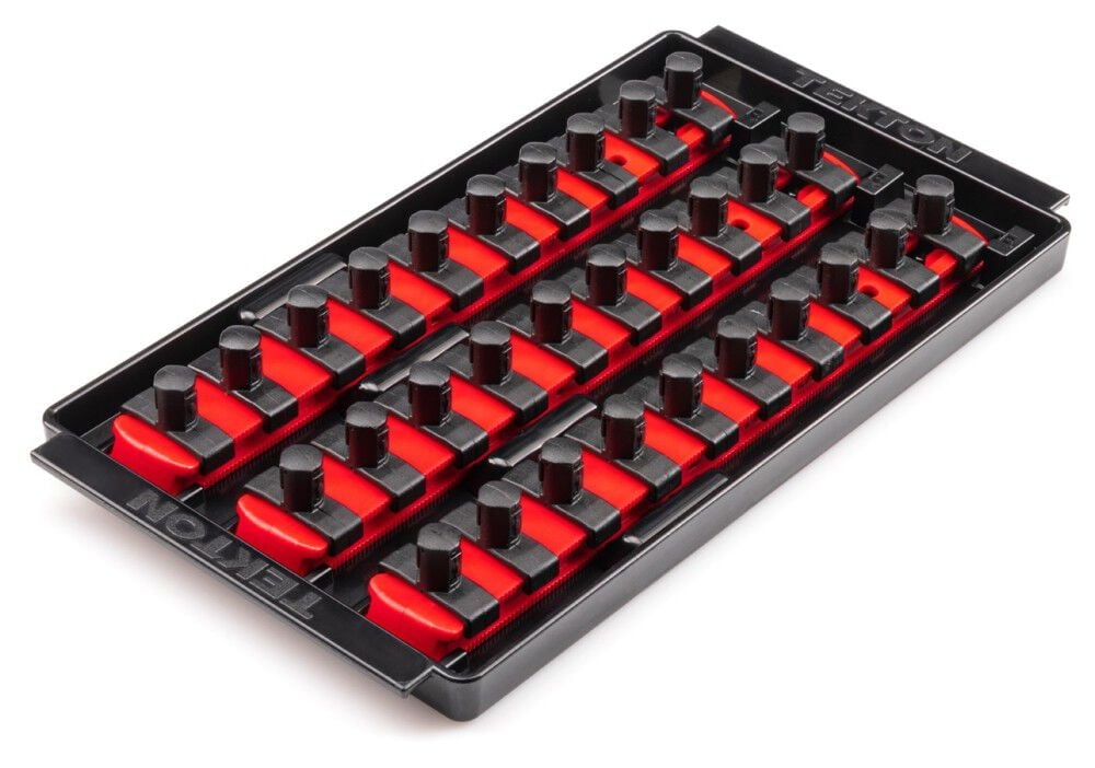 Tekton 30 Slot Universal Socket Organizer For 3/8 Inch Drive Sockets ...