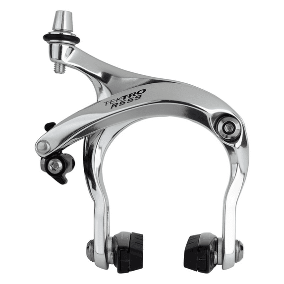Tektro R559 Extra Long 53-73mm Rear Brake Caliper Silver Recessed Nut ...