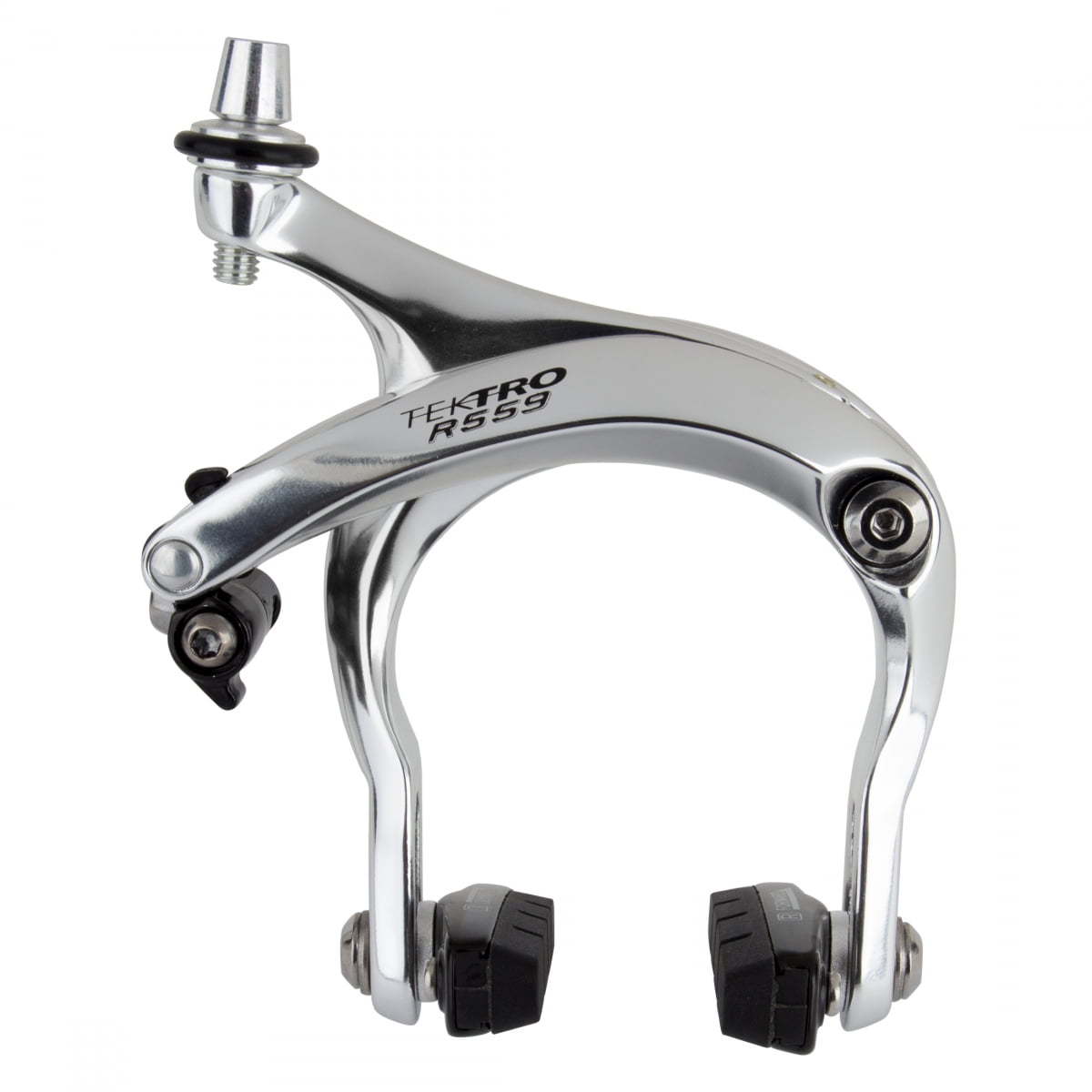 Tektro R559 Extra Long 53-73mm Rear Brake Caliper Silver Standard Nut ...
