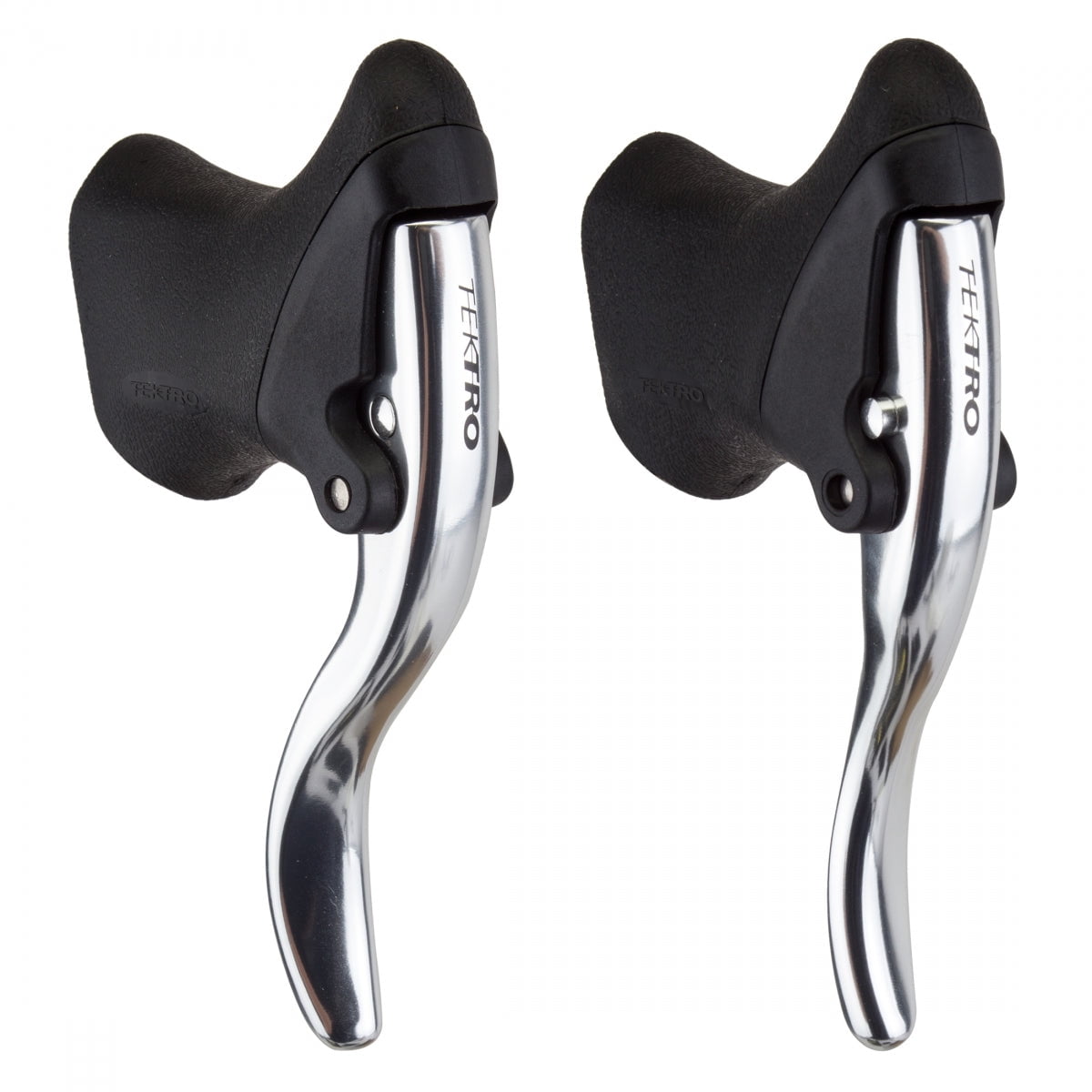 Tektro RL520 Ergo Brake Lever Set for Linear Pull Black/Silver ...