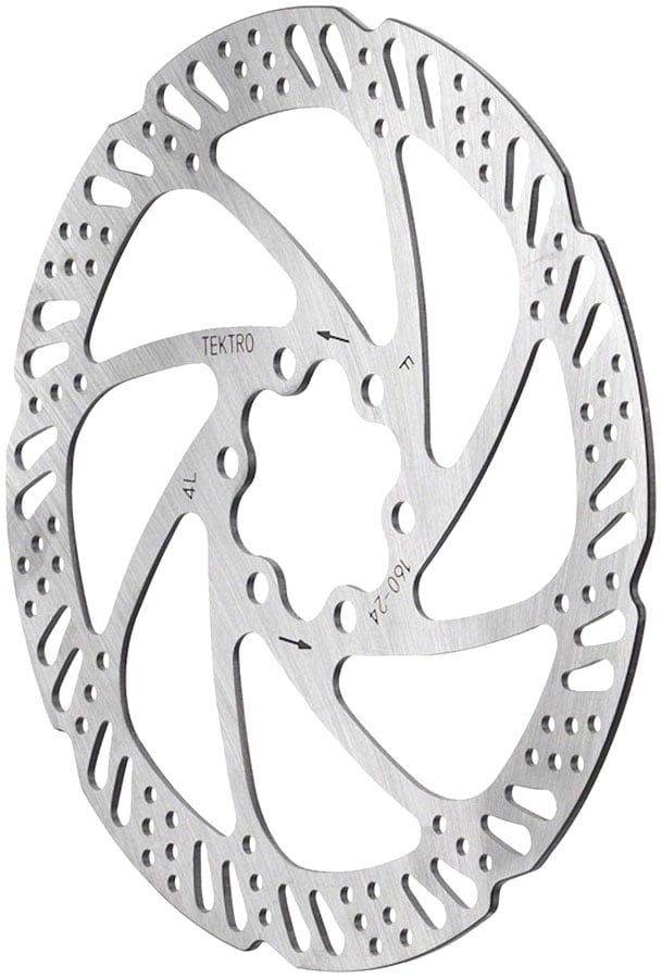 Tektro TR180-24 Disc Rotor - 180mm, 6-Bolt, Silver - Walmart.com