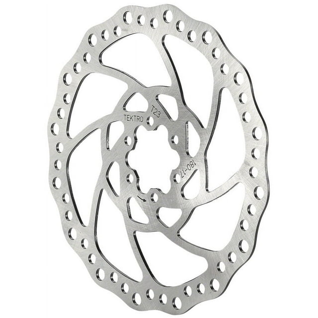 Tektro TR203-17 Disc Brake Rotor - 203mm, 6-Bolt, 2.3mm Thickness, Silver - Walmart.com