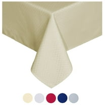 TEKTRUM 70 X 70 INCH 70"X70" SQUARE POLYESTER TABLECLOTH - BLACK COLOR ...