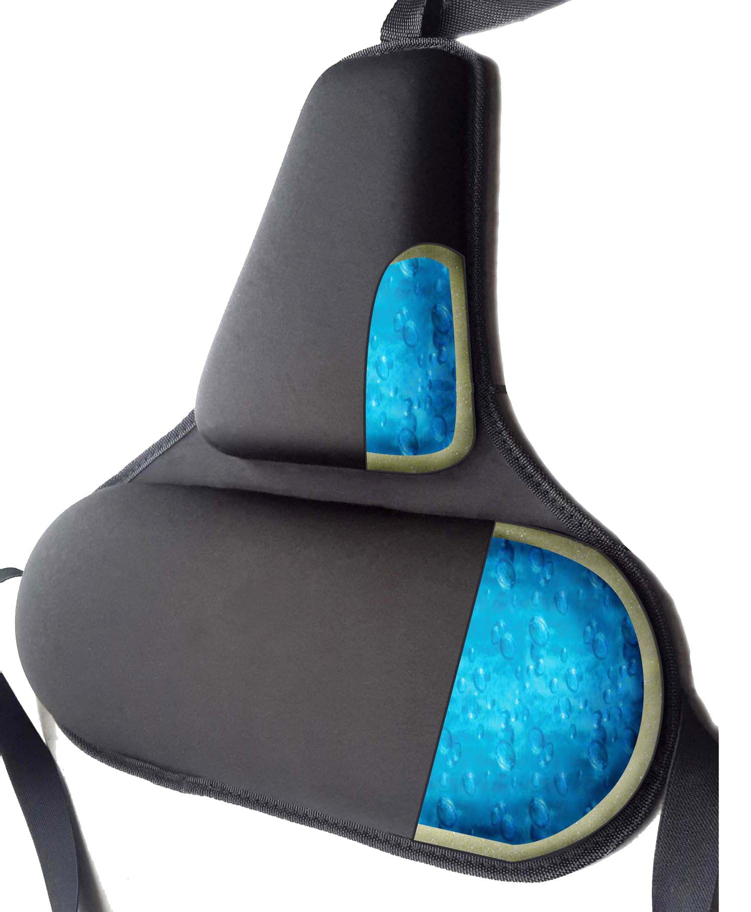 Tektrum Orthopedic Firm Gel Foam Back Support Lumbar Cushion for Home ...