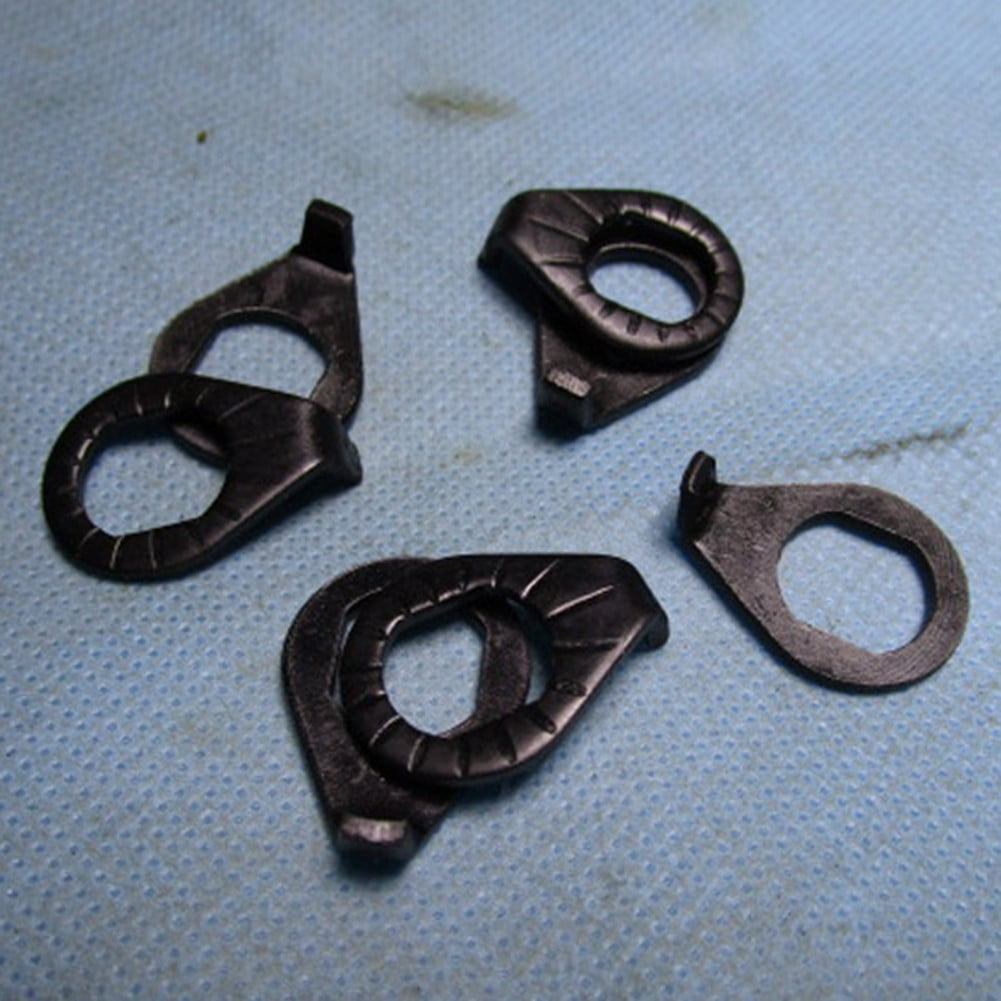 Tekuisi 10 Pcs Bike Nut Hub Bikes Wheel Washers Kit Fixed Safety Flange ...