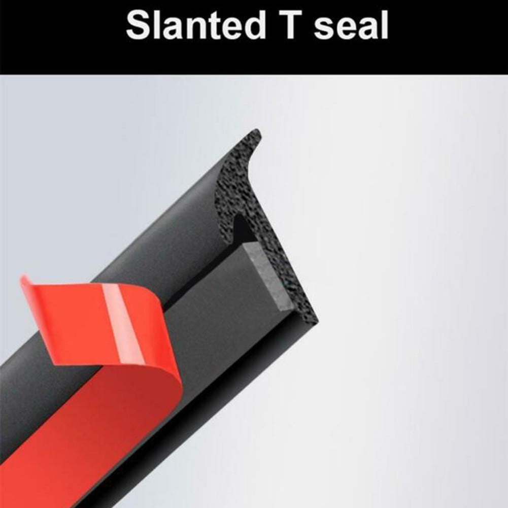 Tekuisi 10M Universal Car Rubber Sealing Strip Inclined T-shaped ...