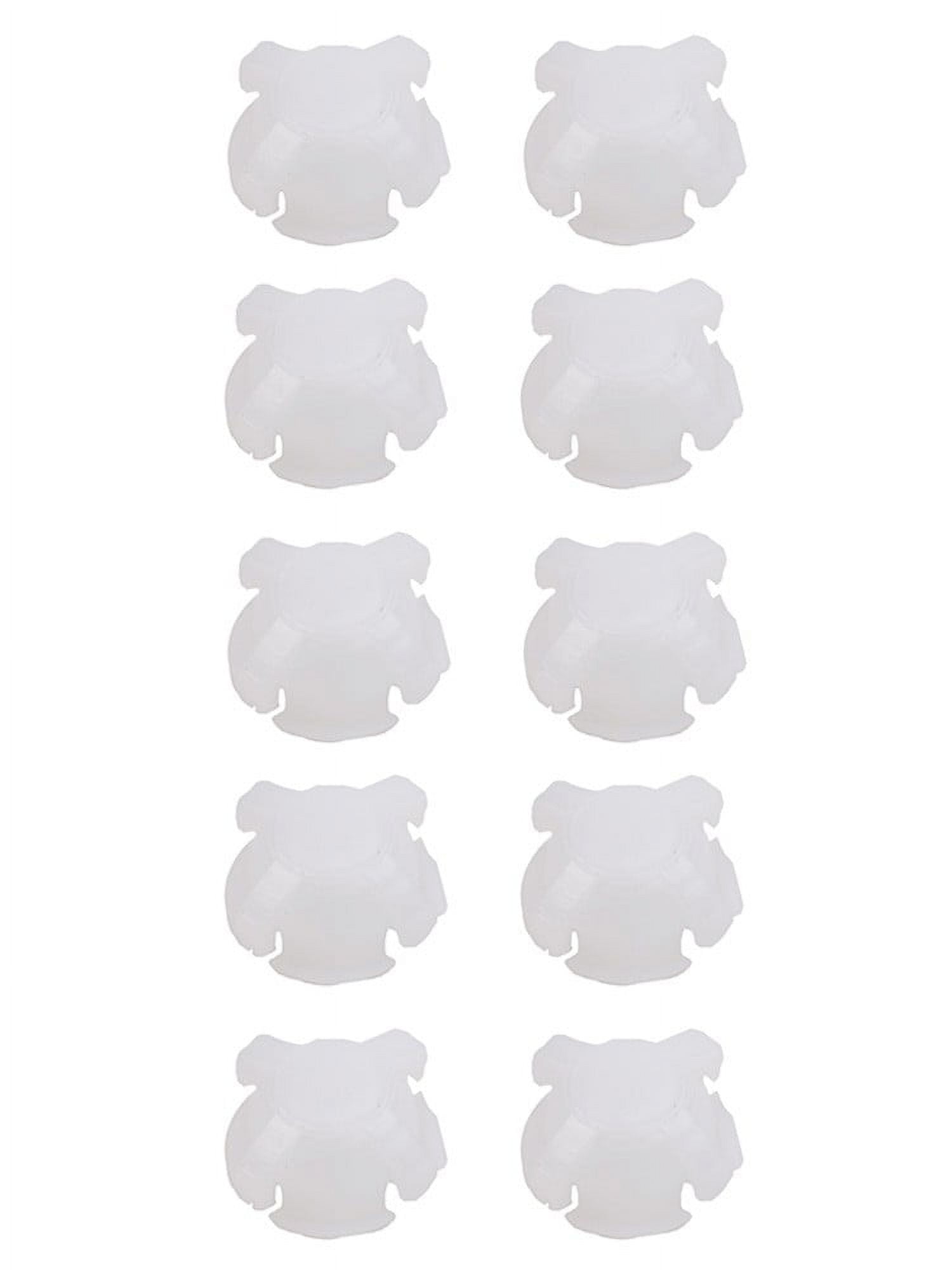 Tekuisi 10Pcs Car Windshield Wiper Linkage Bush Replacement White ...