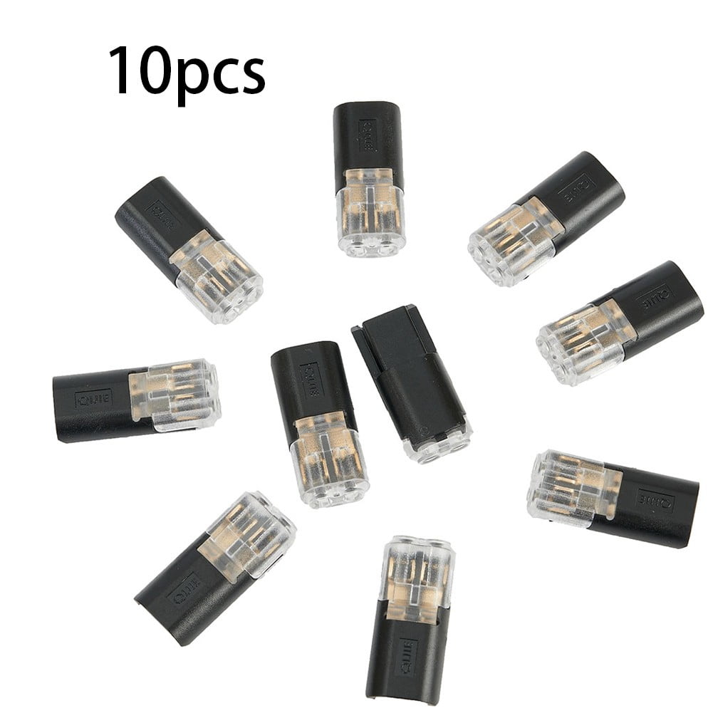 Tekuisi 10pcs 2 Pin Way Plug Waterproof Electrical Connector Car Wire ...