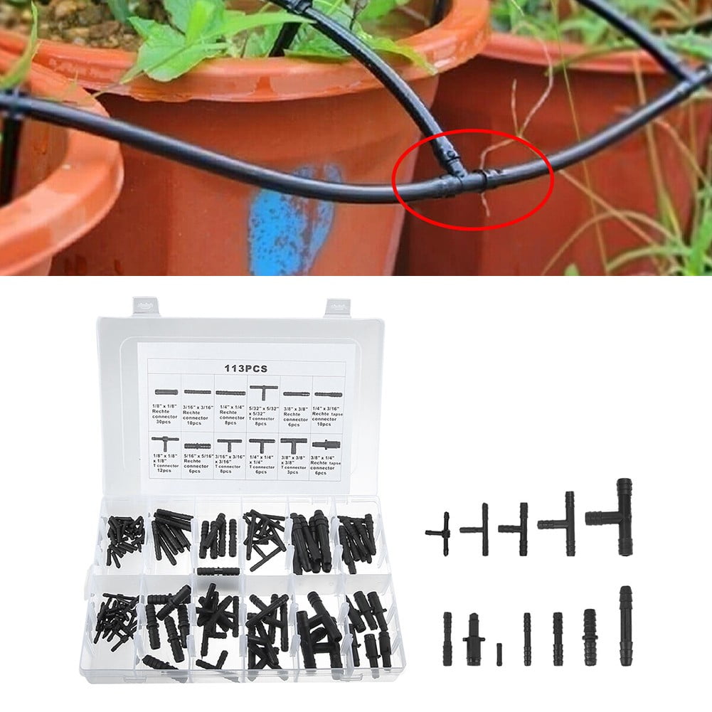 Tekuisi 113Pcs/box Vacuum Connector Assortment Auto Vacuum-Tubing ...