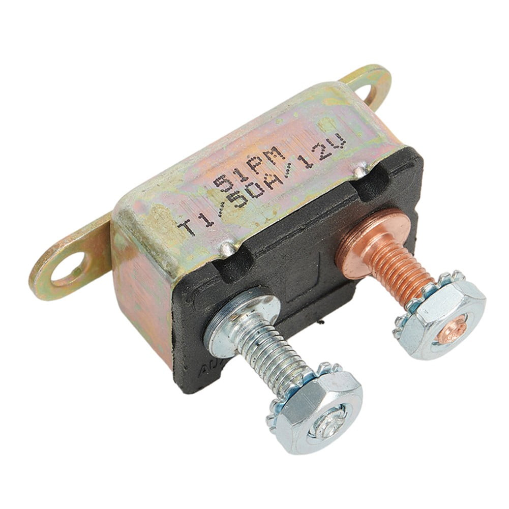 Tekuisi 12V 30A~50A Automatic Fuse Reset Circuit Breaker Copper Studs SAE J553;SAE J1171;UL1500 ...
