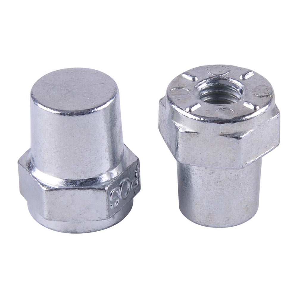 Tekuisi 2 Pcs Car Battery Terminal Alloy Positive+Negative Battery Top ...
