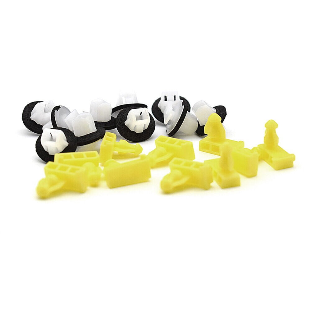Tekuisi 20X Car Wheel Arch Trim Clips Front Rear Wing Moulding Clips ...