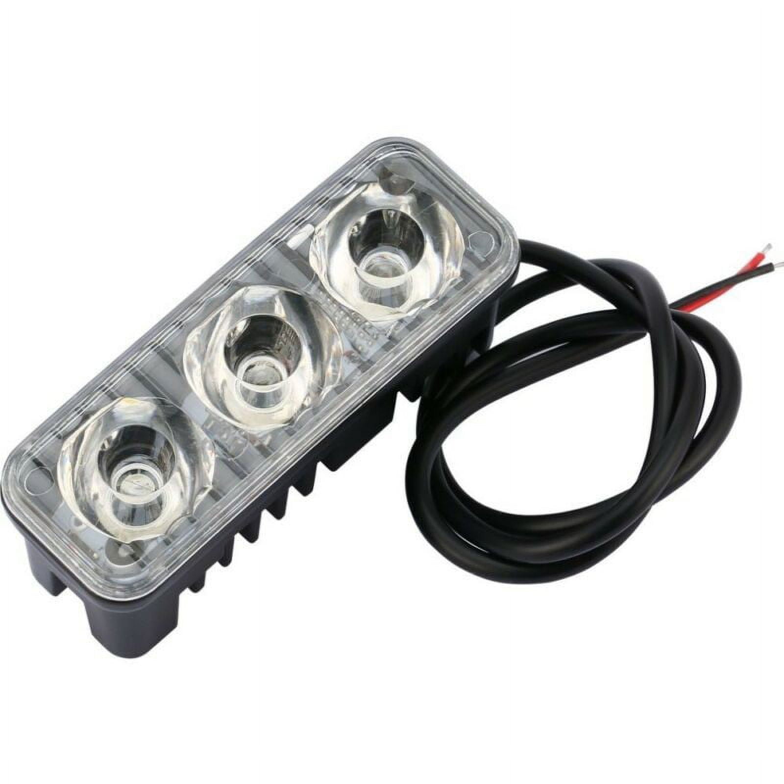 Tekuisi 2PCS 9W 3 LED Car Work Light DRL Spotlight High Bright ...
