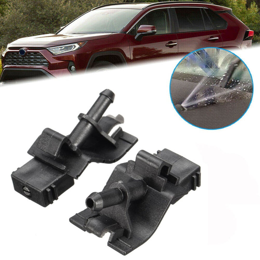 Tekuisi 2pcs Car Front Windshield Wiper Washer Jet Nozzle for Corolla ...