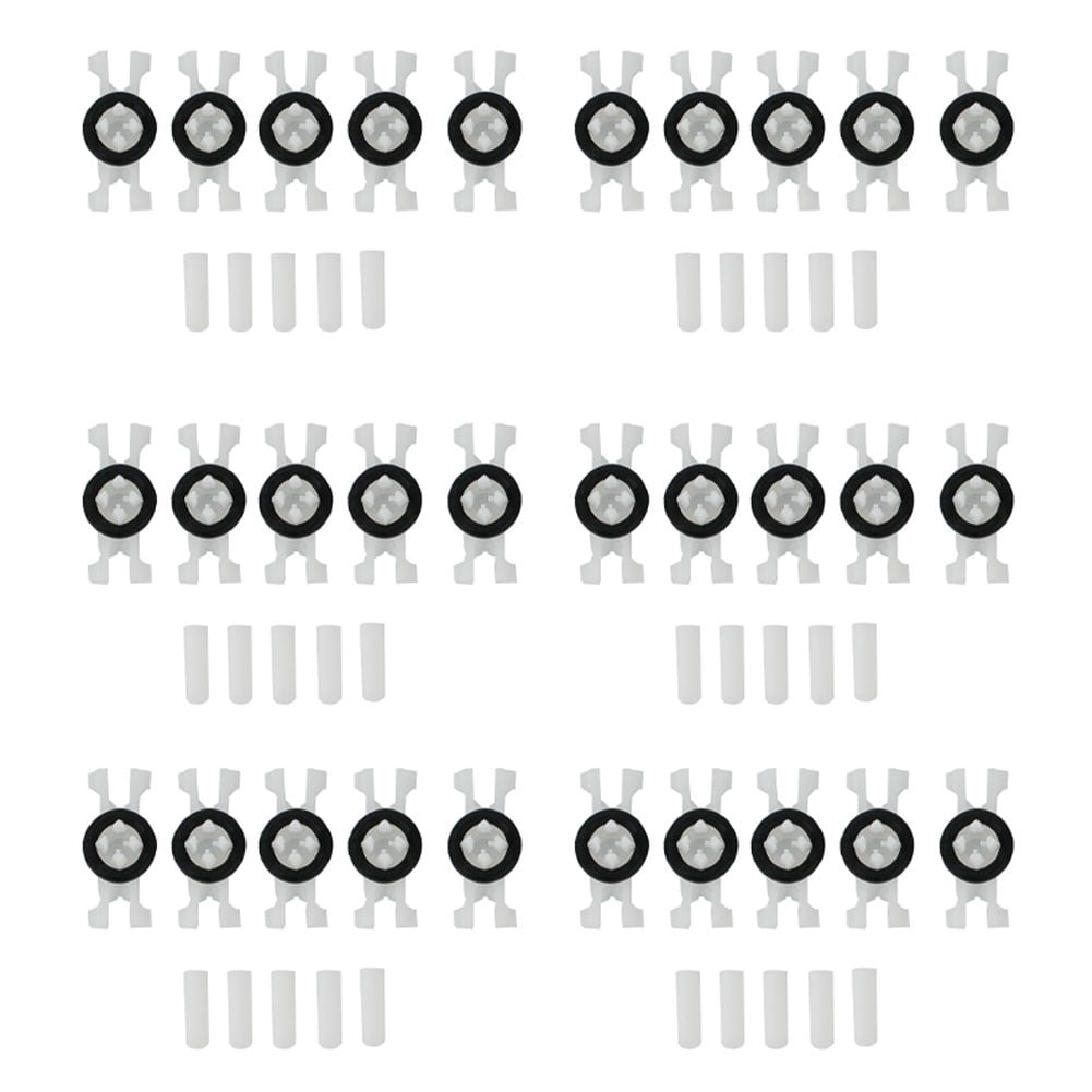 Tekuisi 30Pcs Roof Rain Gutter Clip Moulding Trim Fastener Clamp for ...