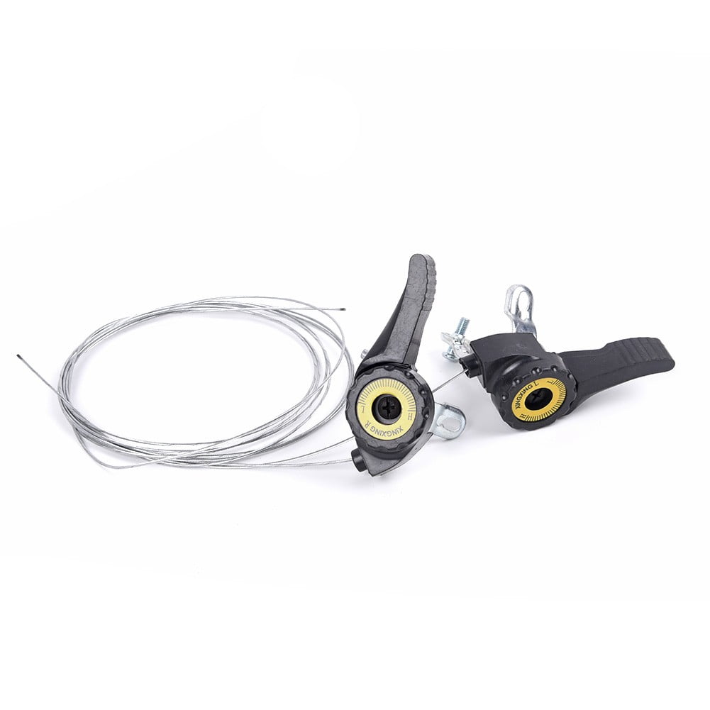 Tekuisi 3x5/6/7 Speed Road Bike Thumb Shifter Top Mount Shifters with ...