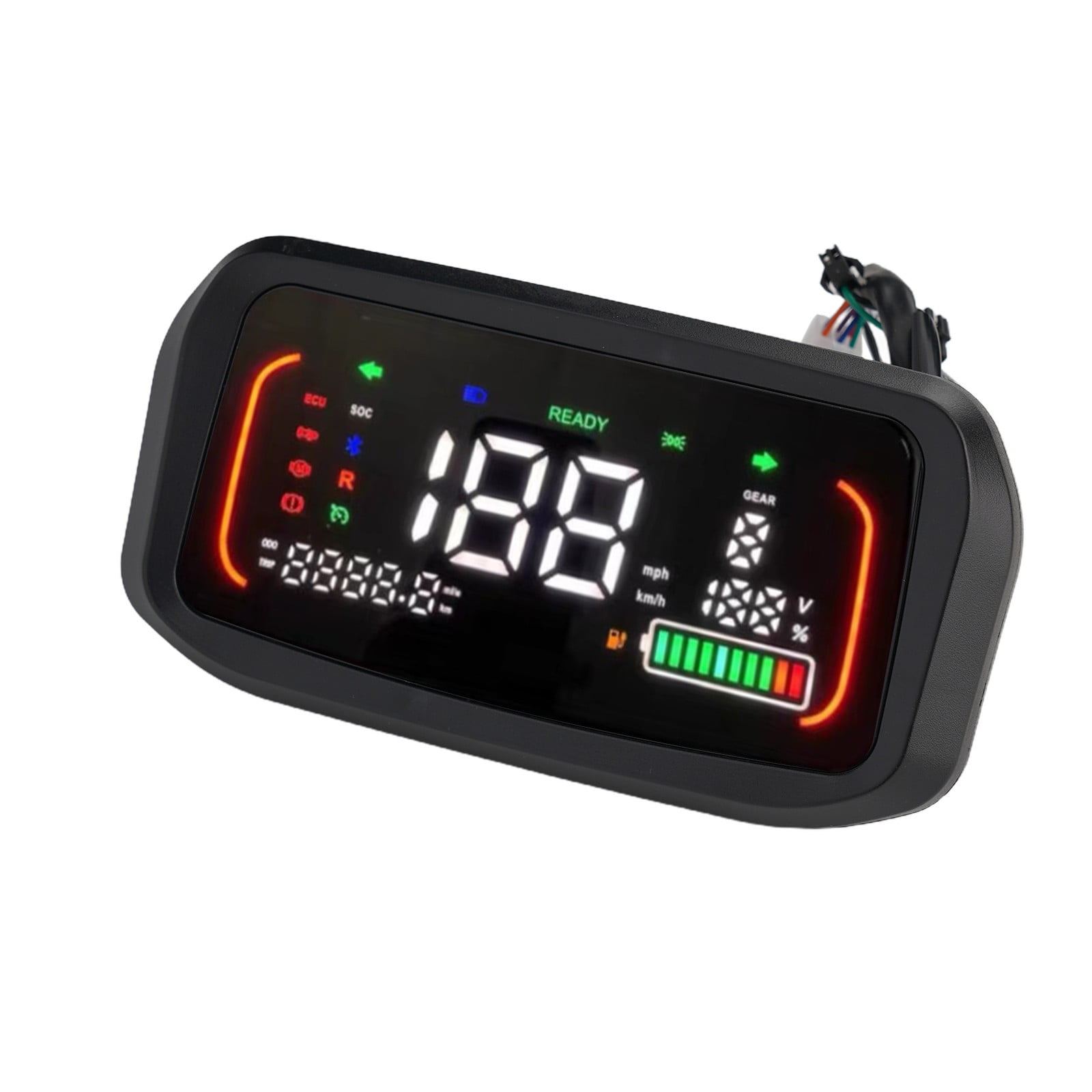 Tekuisi 48V-72V Electric Bicycle Colorfull LCD Display Meter Speed ...