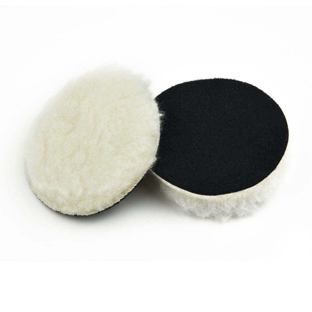 Tekuisi 4PCS 3inch Wool Waxing Buffing Polishing Pad Bonnets Sanding ...