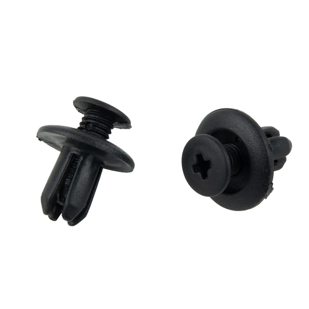 Tekuisi 50pcs Fastener Screw Rivet Nylon Front Bumper Fender Body ...