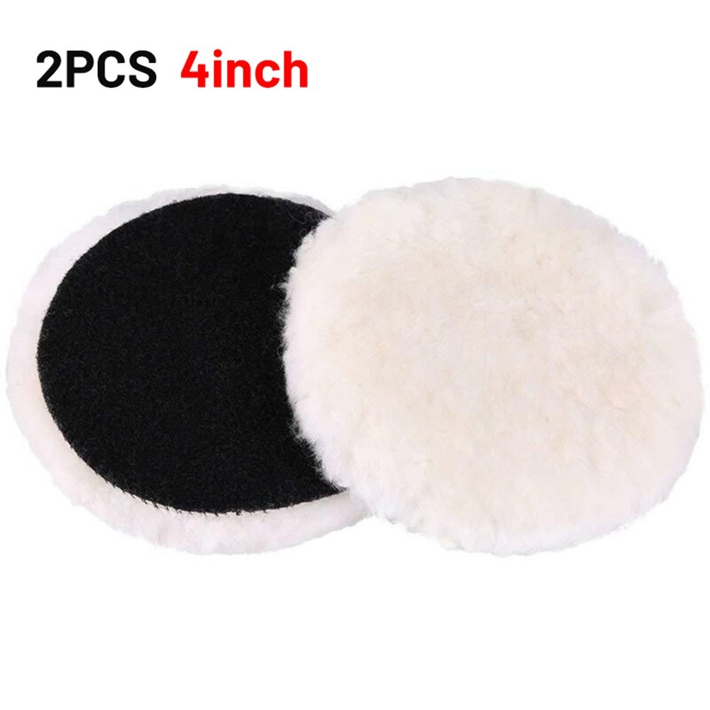 zhihehui Buffing Pads Wool Polishing Pad 3/4/5/6/7 Inch for Furniture ...