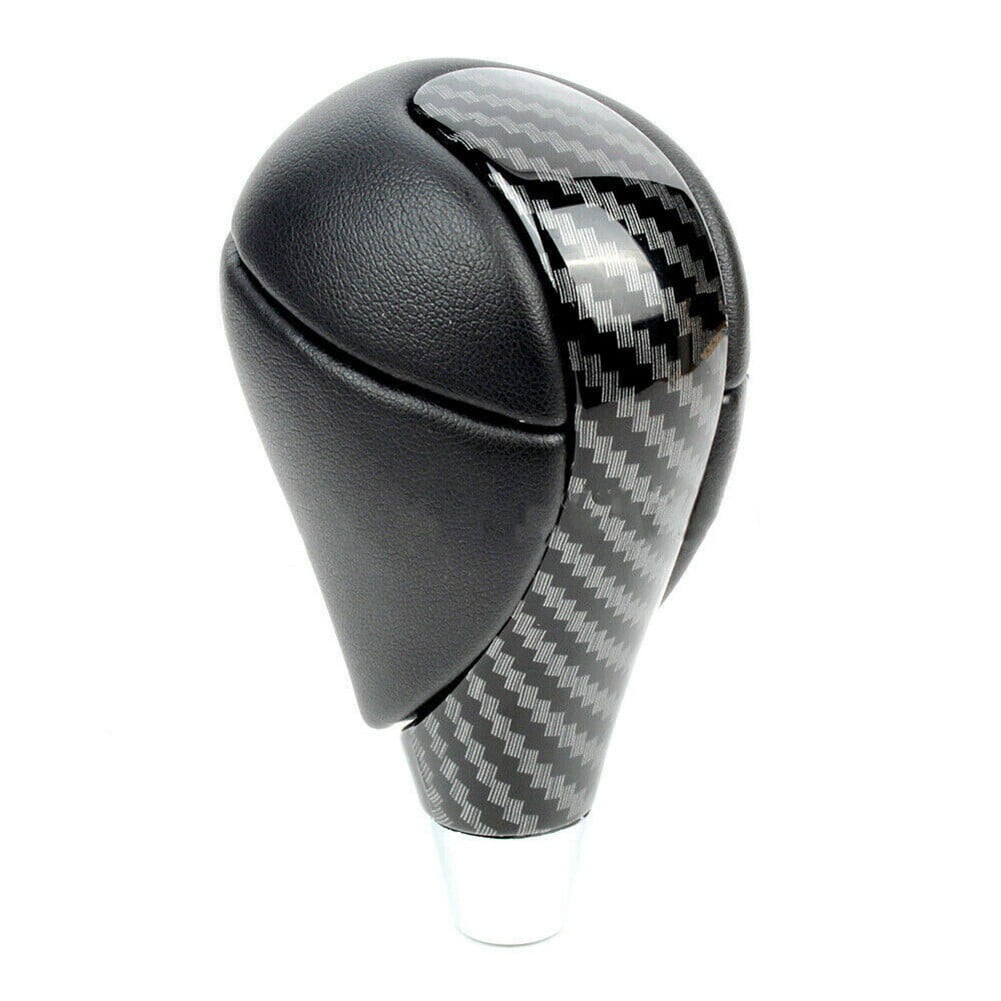 Tekuisi Car Carbon Fiber Leather Automatic Gear Stick Shift Knob for ...