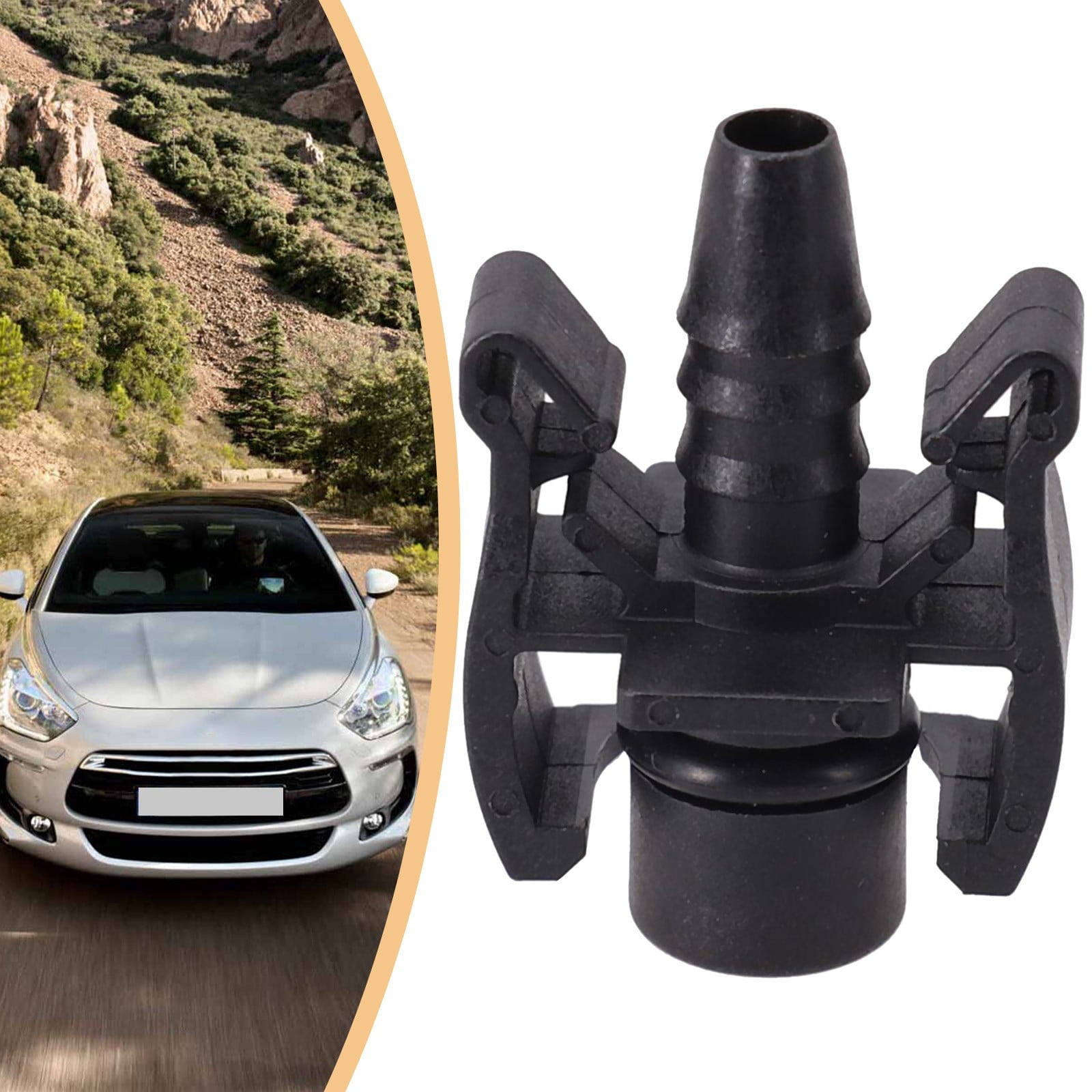 Tekuisi Car Expansion Water Tank Water Hose Straight Connect Connector ...