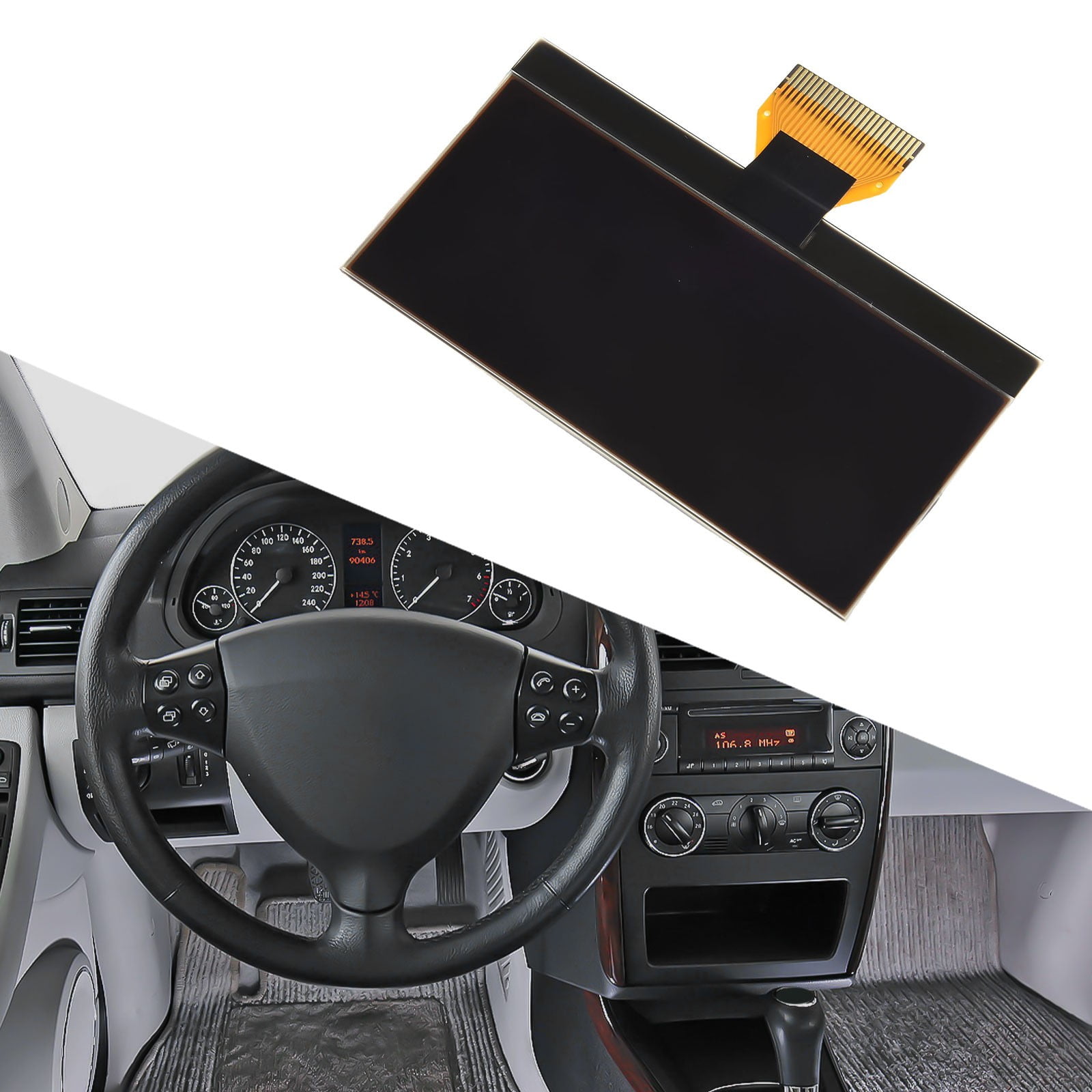 Tekuisi Car Instrument Cluster LCD Display for A B Class W169 W245 ...