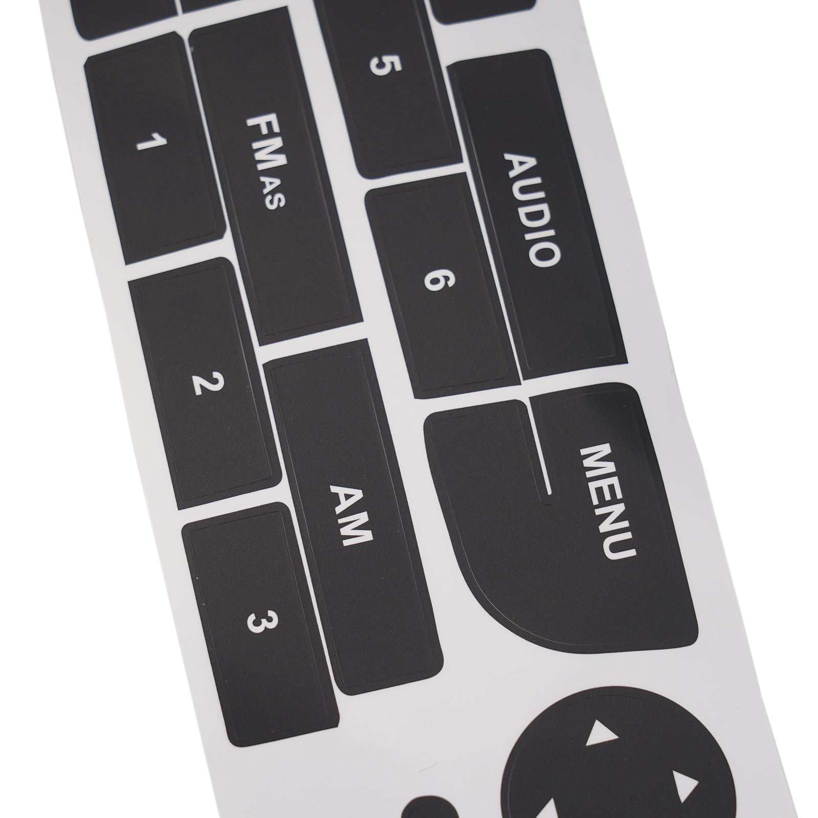 Tekuisi Car Radio Button Sticker Front CD Repairing Decal for Fiat for ...