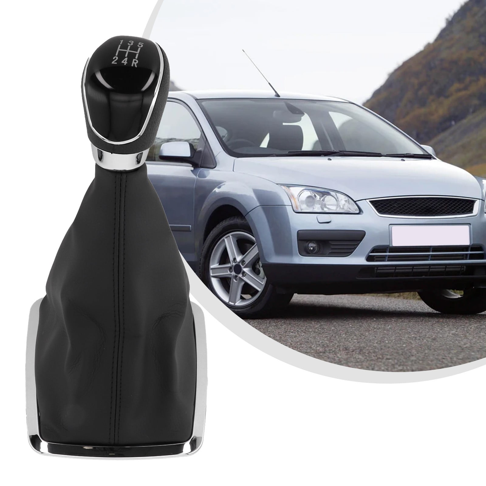 Tekuisi Gear Shift Collars 5 Speed Gear Shift Knob Stick Lever Gaiter ...
