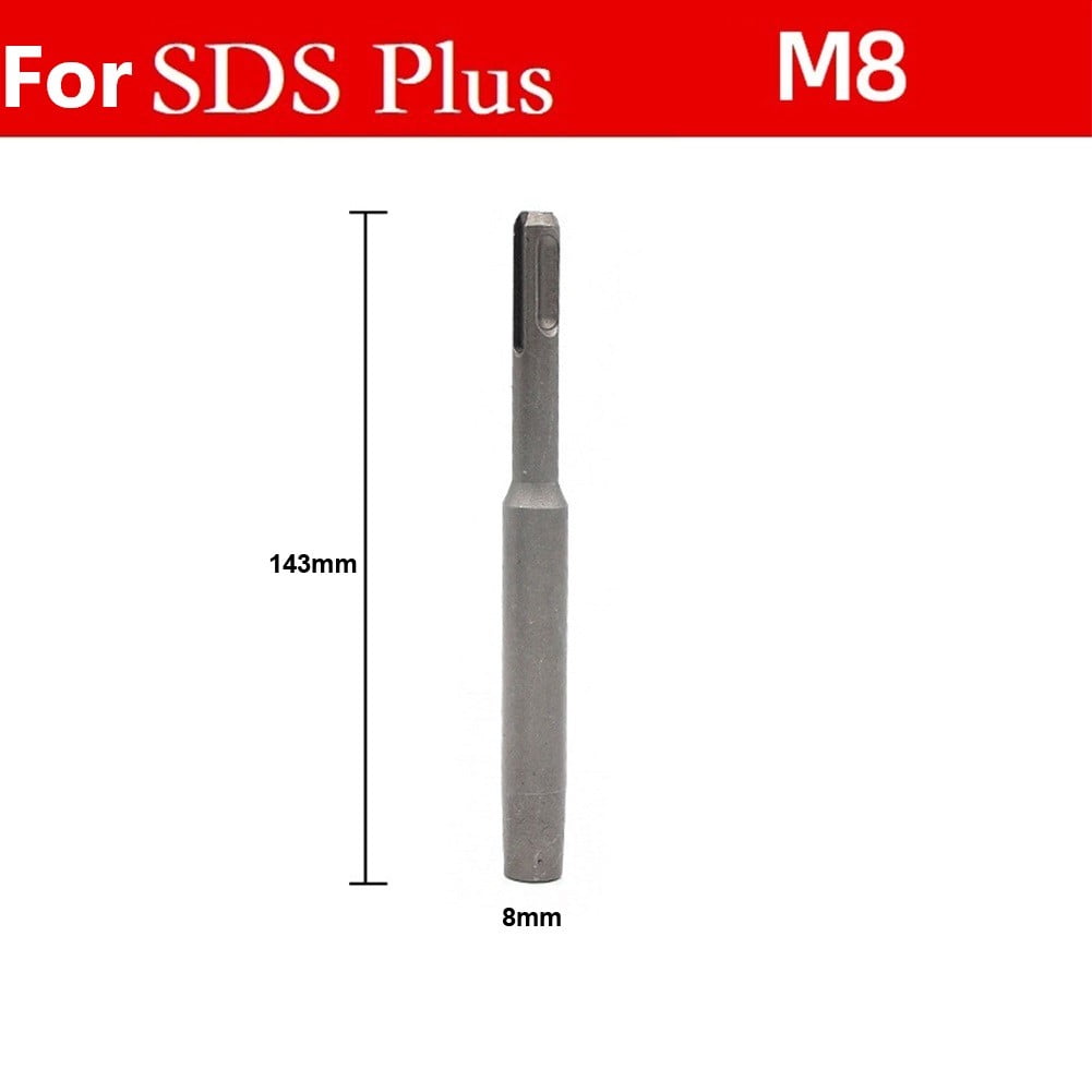 Tekuisi Ground Rod Driver Tools SDS-Plus Forged Steel Drill Bit for Hammer Drill M8-M20 Ground ...