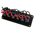 Tekuisi Marine Boat RV Switch Panel Waterproof 6 Gang Rocker Switches ...