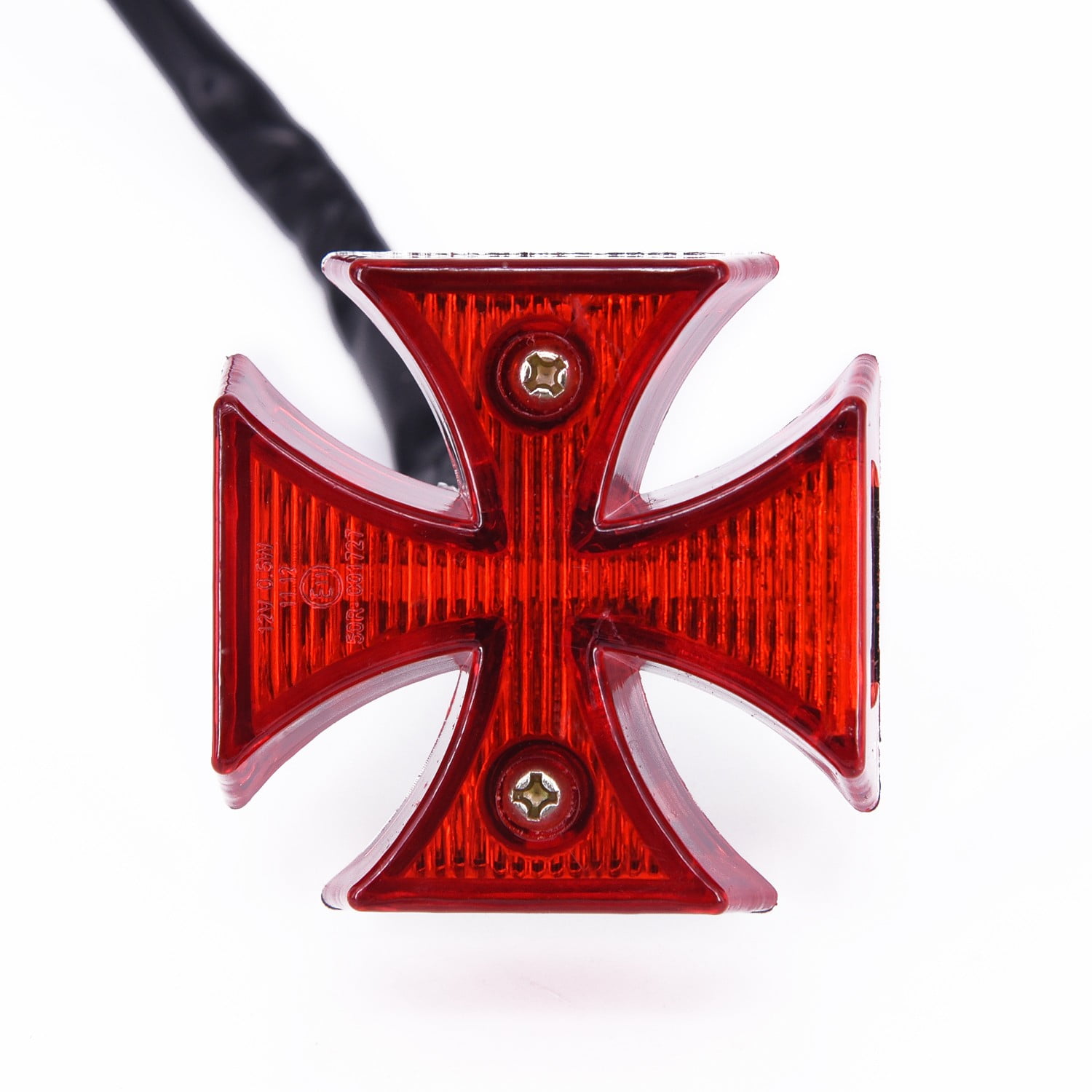 Tekuisi Motorcycle Choppers Dirt Bike Maltese Cross LED Rear License ...