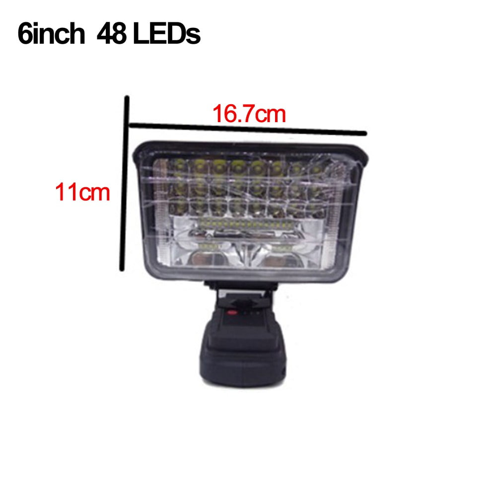 Tekuisi Multi Functional Cordless LED Work Light for bosch 18V Battery ...