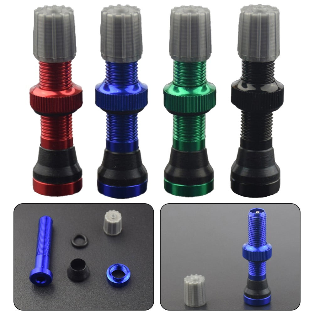 Tekuisi Premium 40mm Bicycle Tubeless Valve Stainless Steel For ...
