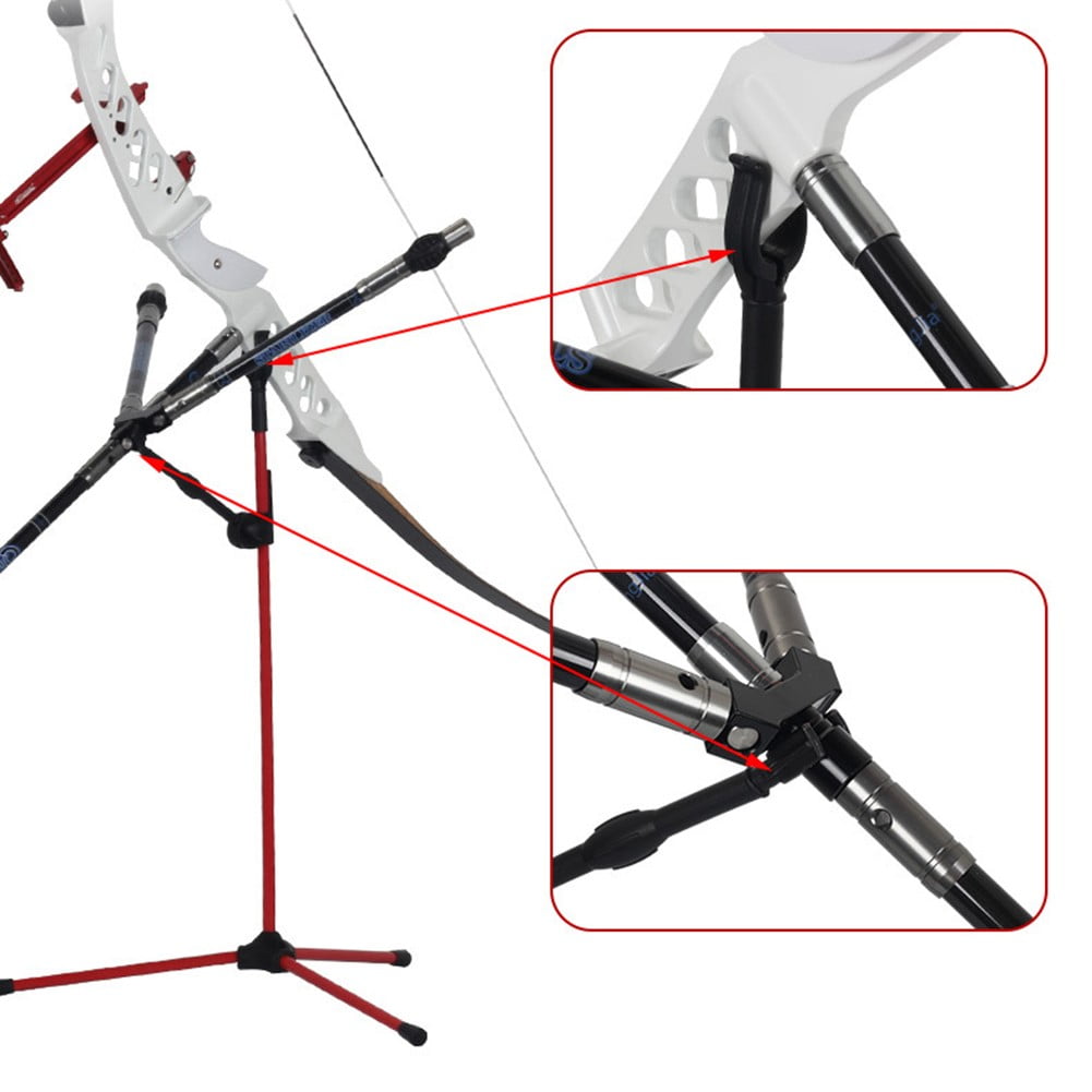 Tekuisi Recurve Bow Stand Archery Folding Outdoor Hunting Shoot Bow ...