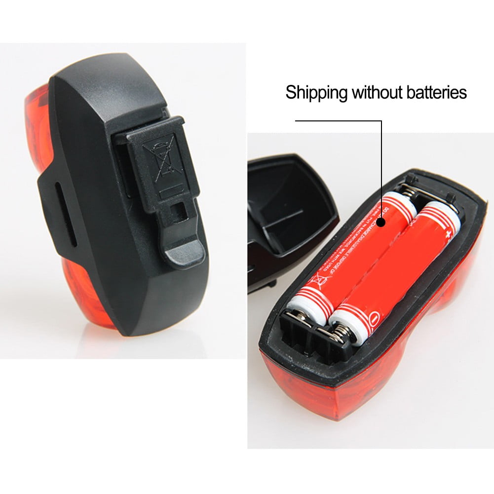 Tekuisi Ultra-Bright 2W LED Bike Tail Light 1000m Visibility 3 Flash ...