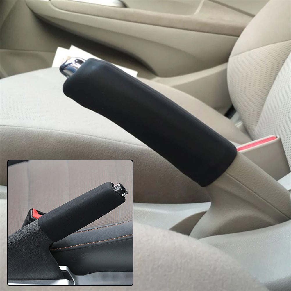 Tekuisi Universal Hand Brake Cover Car Gear Hand Shift Knob Cover ...