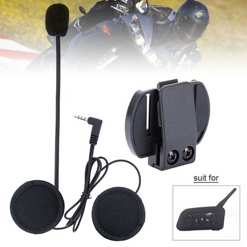 Tekuisi V6 1200M Intercom Motorcycle Helmet Headset BT Motorbike ...