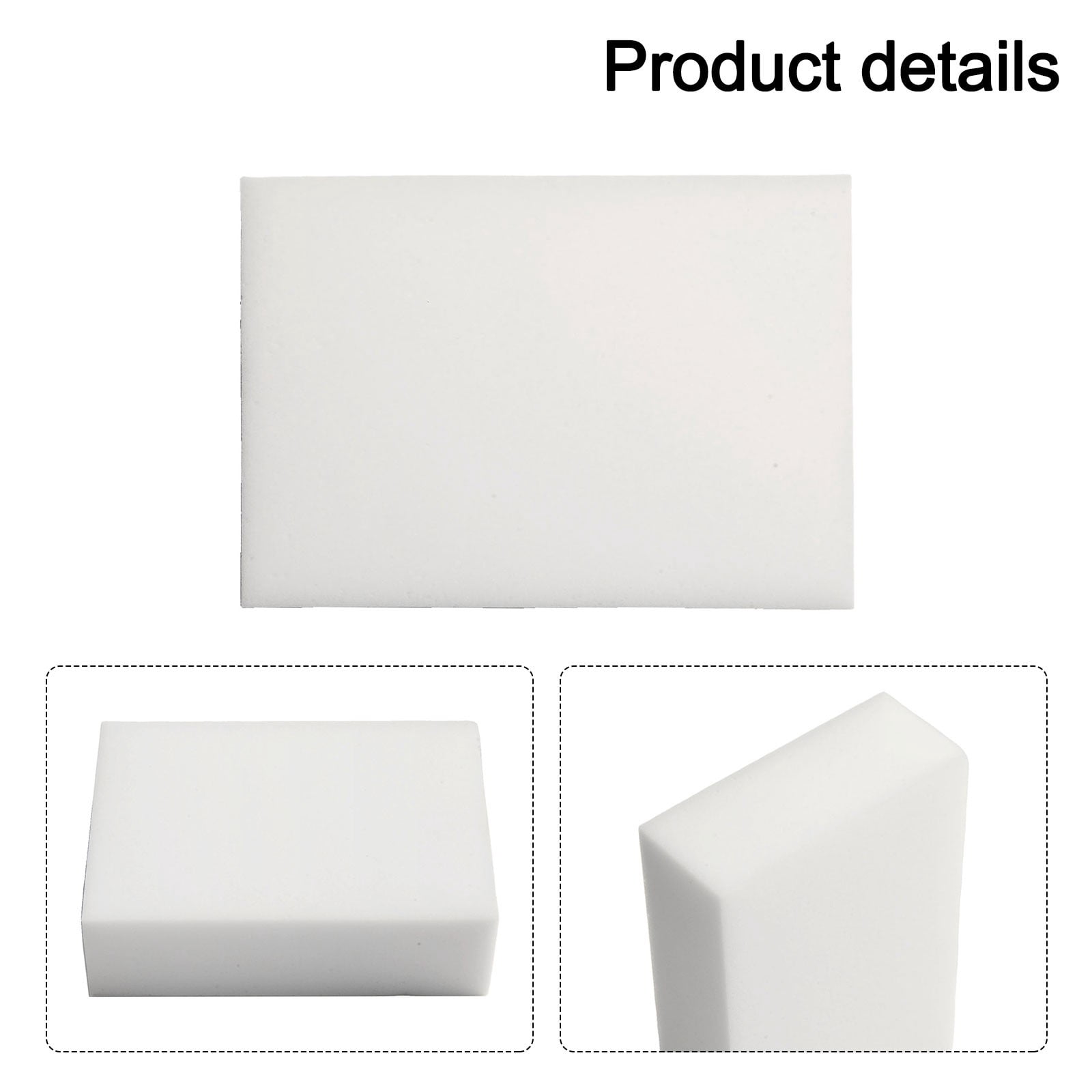 Tekuisi White Leather Wipe Sponge Melamine Foam Stain Remover Car Wash ...