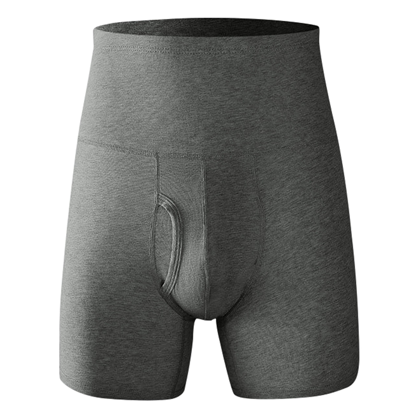 Telankuip Plus Size Stretch High Waisted Mens Underwear Thermal ...