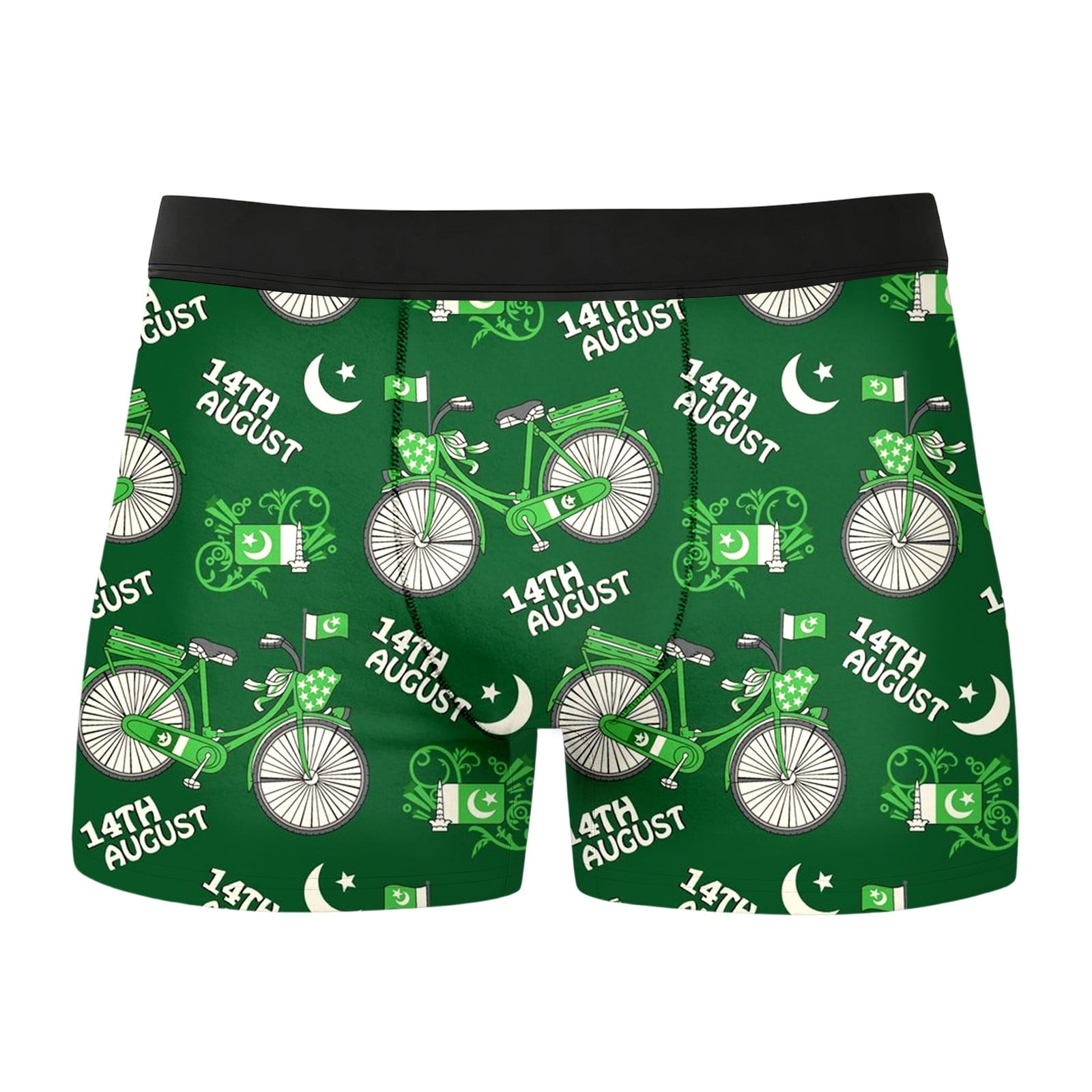 Telankuip St. Patrick's Day Printed Boxer Briefs for Men Soft ...