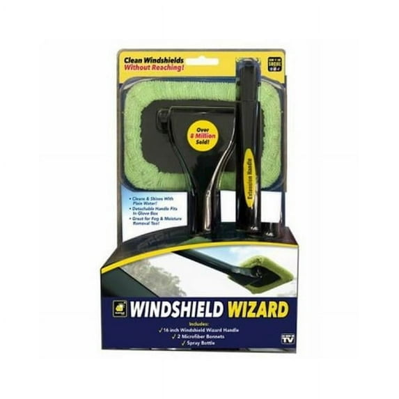 Telebrands Windshield Wizard Tool, Auto Window Cleaner, Microfiber ...