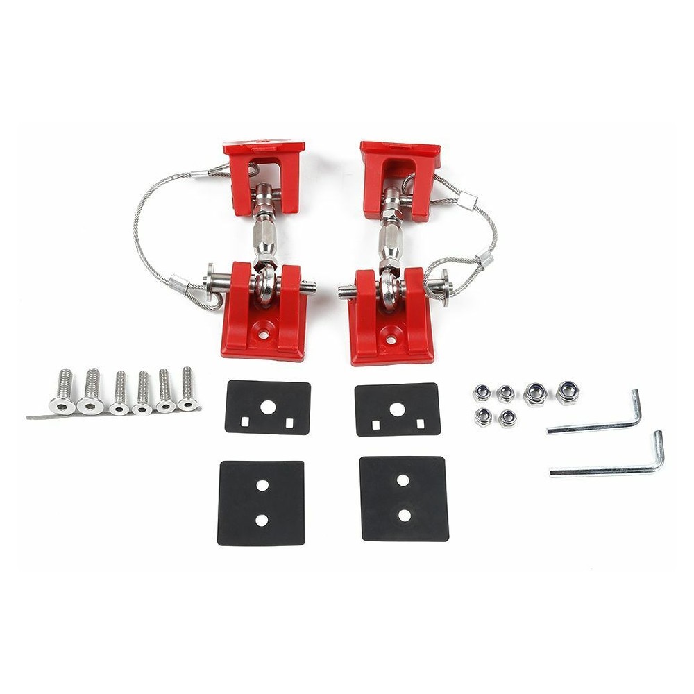Teledu 2x Hood Latch Catch ABS Buckle Bracket / 18+ Red - Walmart.com