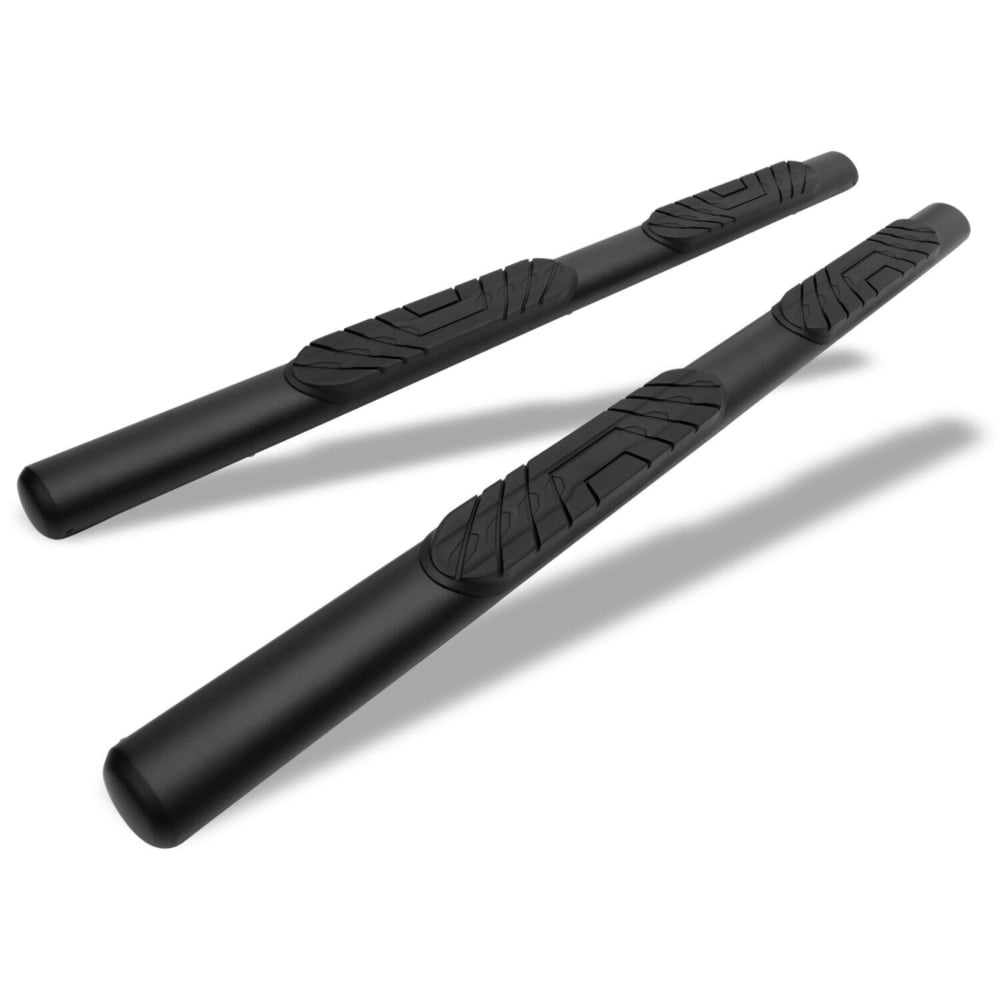 Teledu 4" Texture Black Side Step Rails For Dodge Ram Quad Cab Nerf ...