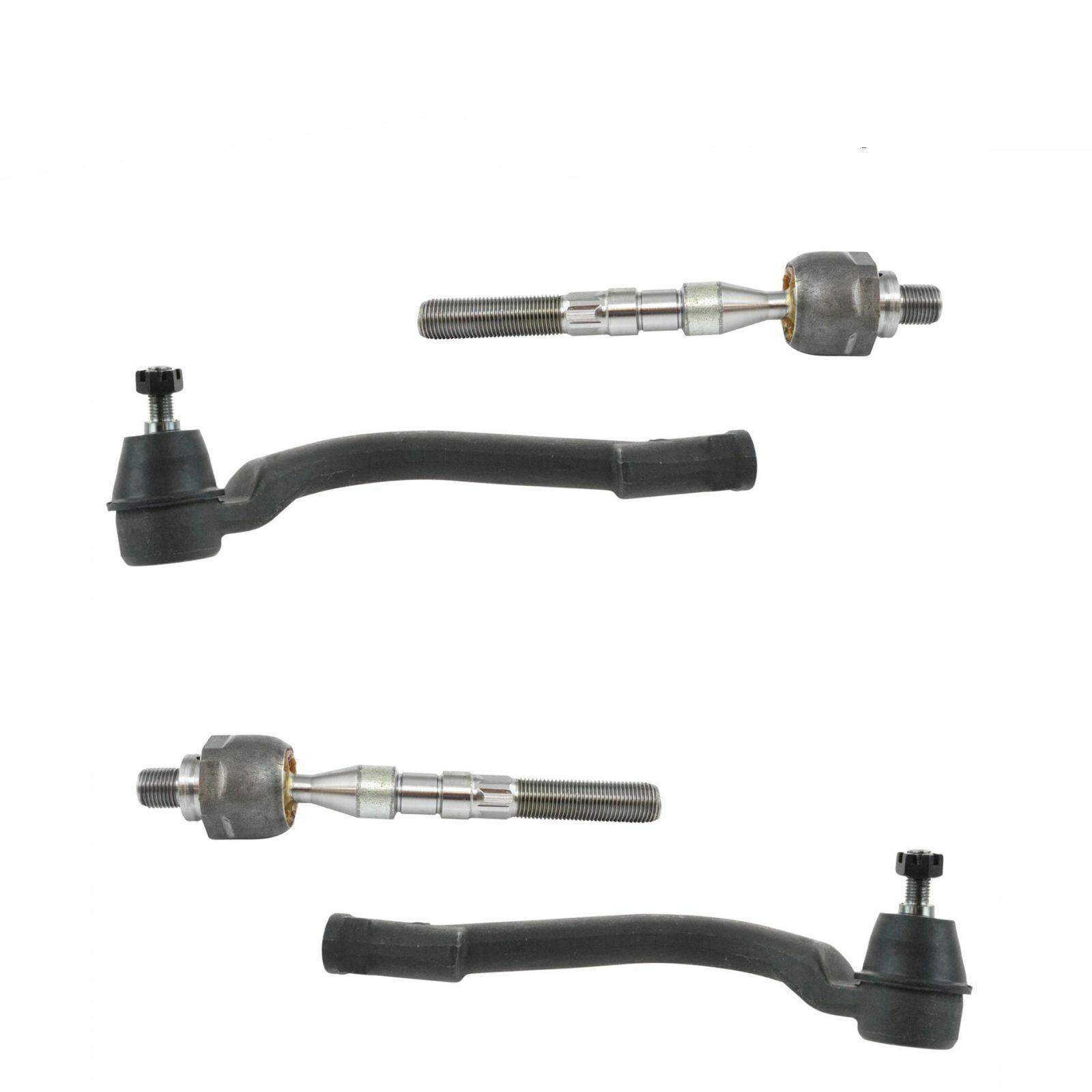 Teledu 4-pc Front Inner & Outer Tie Rod End Kit Set For Hyundai Tucson ...