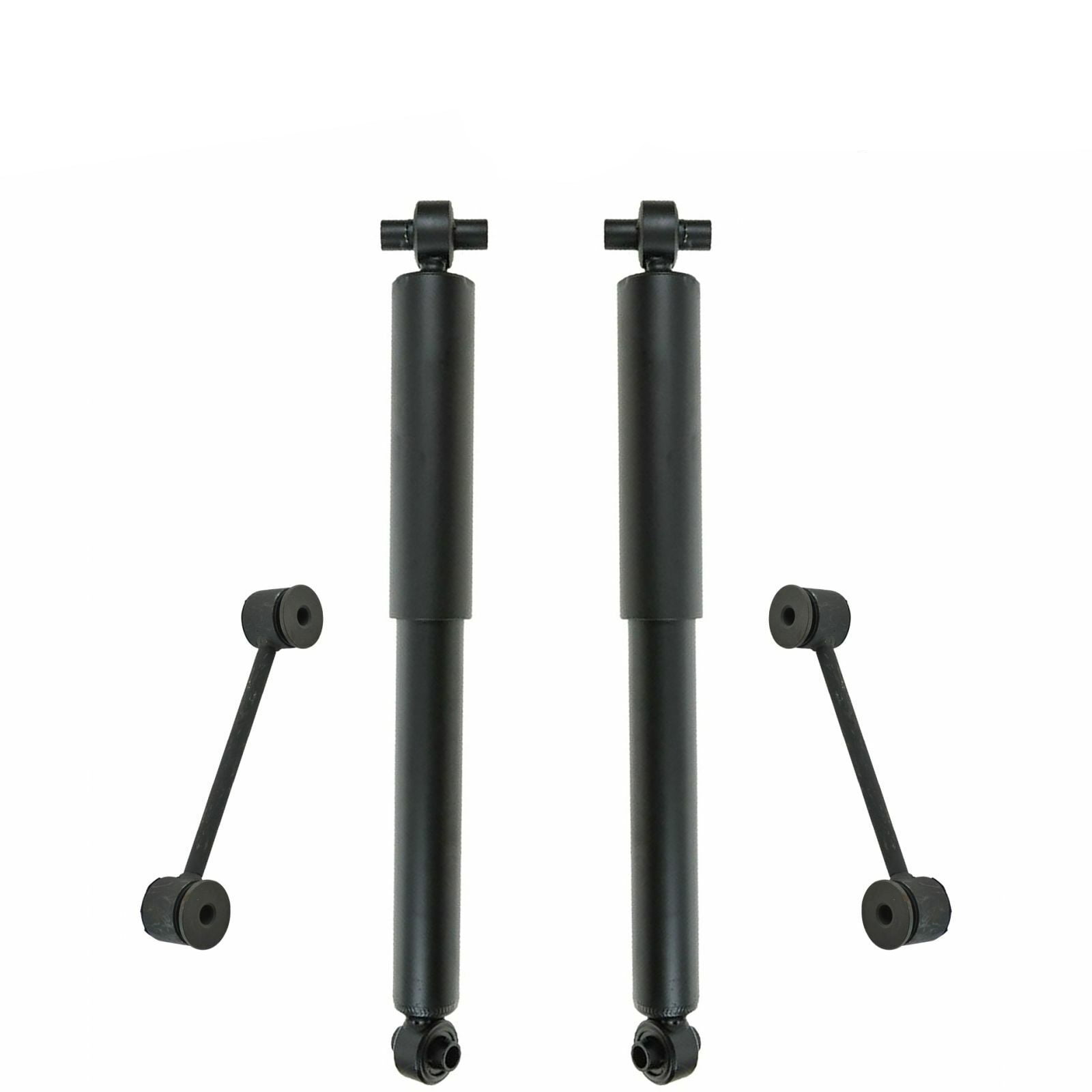 Teledu 4-pc Suspension Kit Rear Shock Absorbers w/ Sway Bar End Links ...