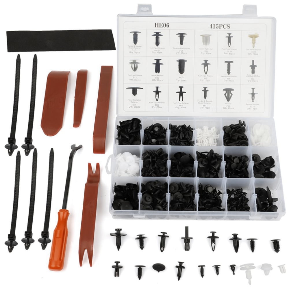 Teledu 446Pcs Car Retainer Auto Clips Plastic Fastener Kit Fastener ...