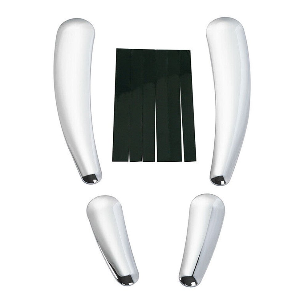 Teledu 4X Chrome Swingarm Frame Inserts Set For Blackline Cross Bones ...