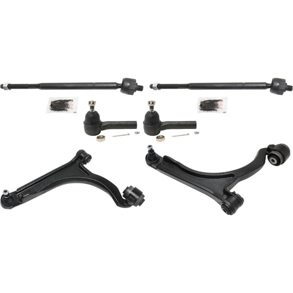 Teledu 6pc Front Lower Control Arm & Tie Rod End Kit For 2004-2008 ...