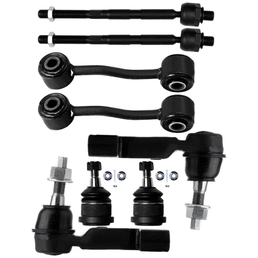 Teledu 8PCS Front Tie Rods Ball Joints Sway Bars Suspension For 06-07 ...